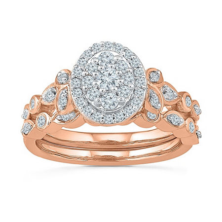 Click here for Womens 1/2 CT. T.W. Natural White Diamond 10K Rose... prices