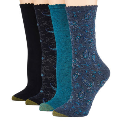 Gold Toe Vintage Collection 3 Pair Crew Socks Womens