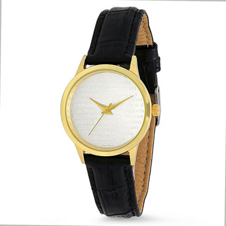 Click here for Steeltime Womens Black Strap Watch-998-033-W  One... prices