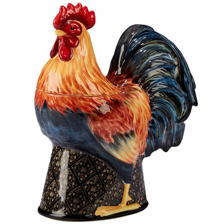 Click here for Certified International Gilded Rooster Ceramic Coo... prices
