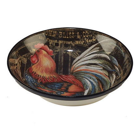 Click here for Certified International Gilded Rooster Ceramic Ser... prices