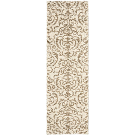 Click here for Safavieh Shag Collection Rosheen Damask Runner Rug... prices