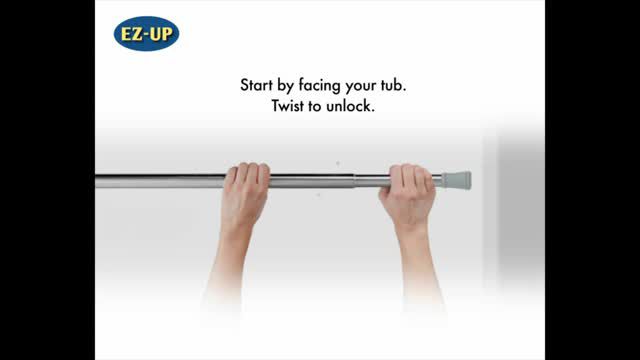 Maytex EZ Up Tiered Finial Shower Curtain Rod - JCPenney