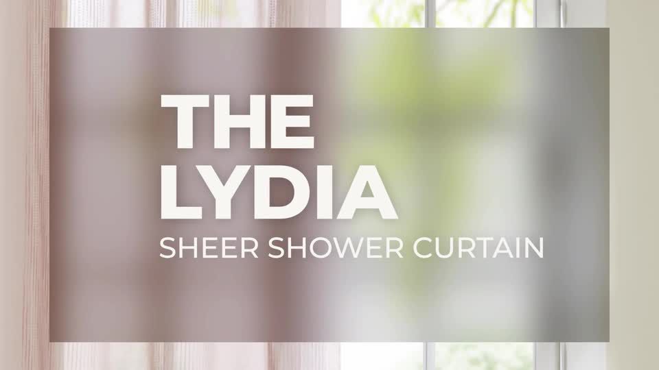 Madison Park Lydia Sheer Shower Curtain - JCPenney