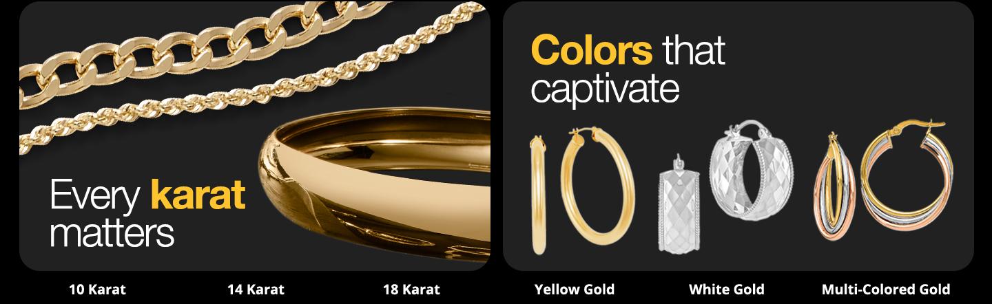 Gold Jewelry | Gold Earrings, Rings & Chains | JCPenney