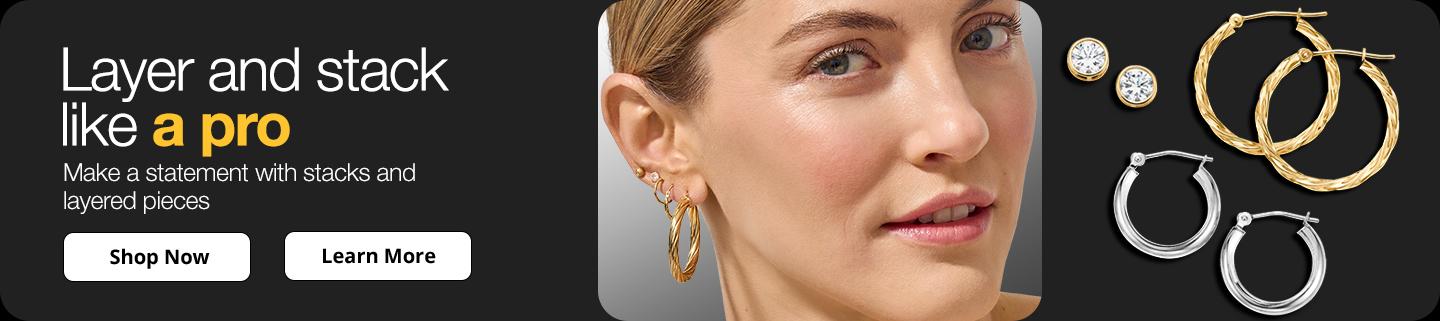 Gold Earrings | Nickel Free, Hoop & Stud Earrings | JCPenney