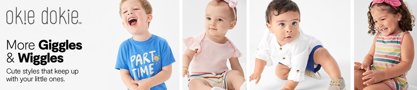 Okie Dokie Clothes | Pull-on Shorts & Bodysuits | JCPenney