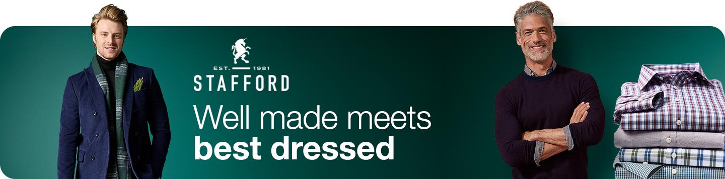 Stafford Men's Clothing | Suits, Dress Shirts, Shoes | JCPenney